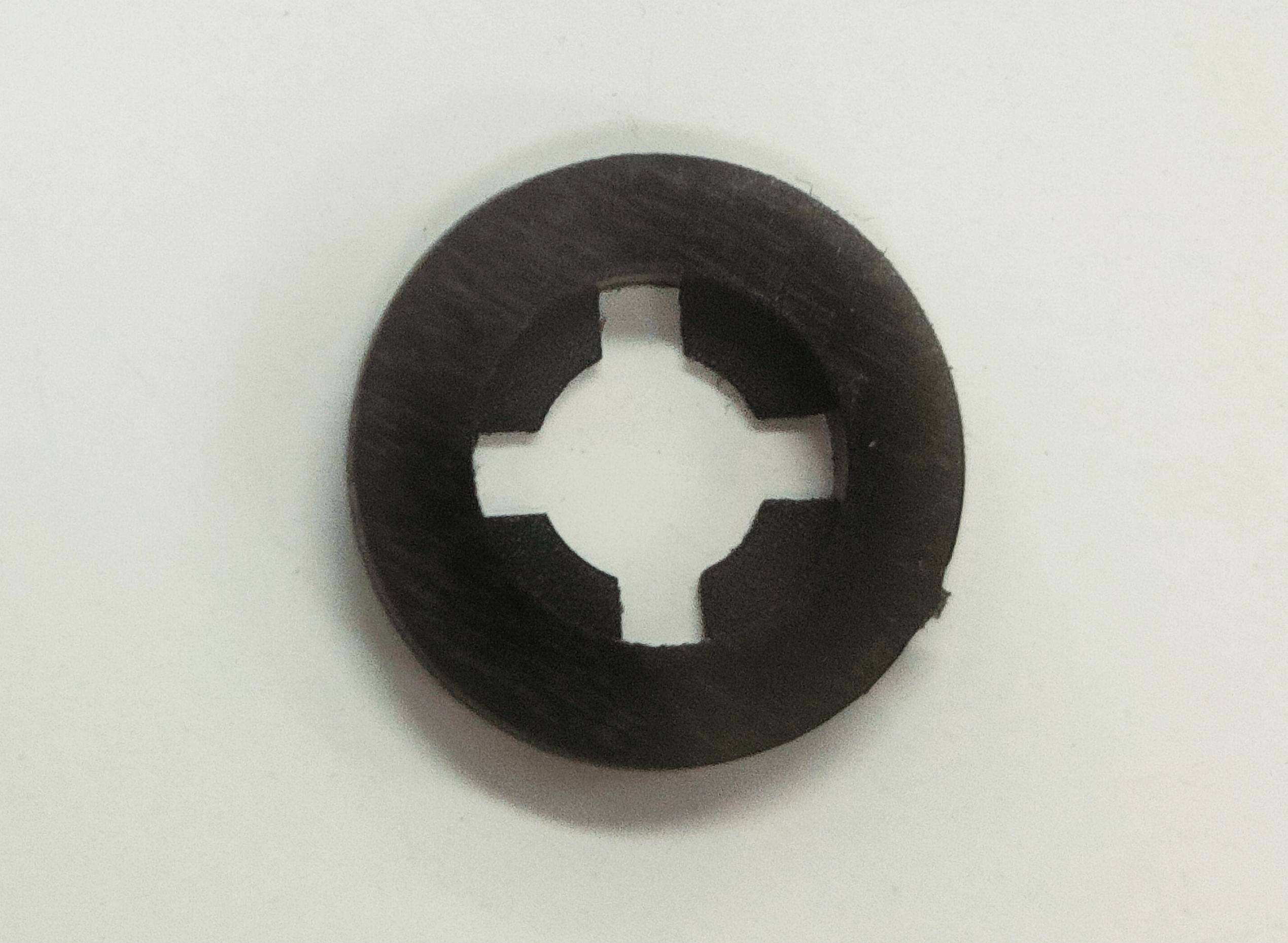 M6 Nylon Washers Black, 100Pk